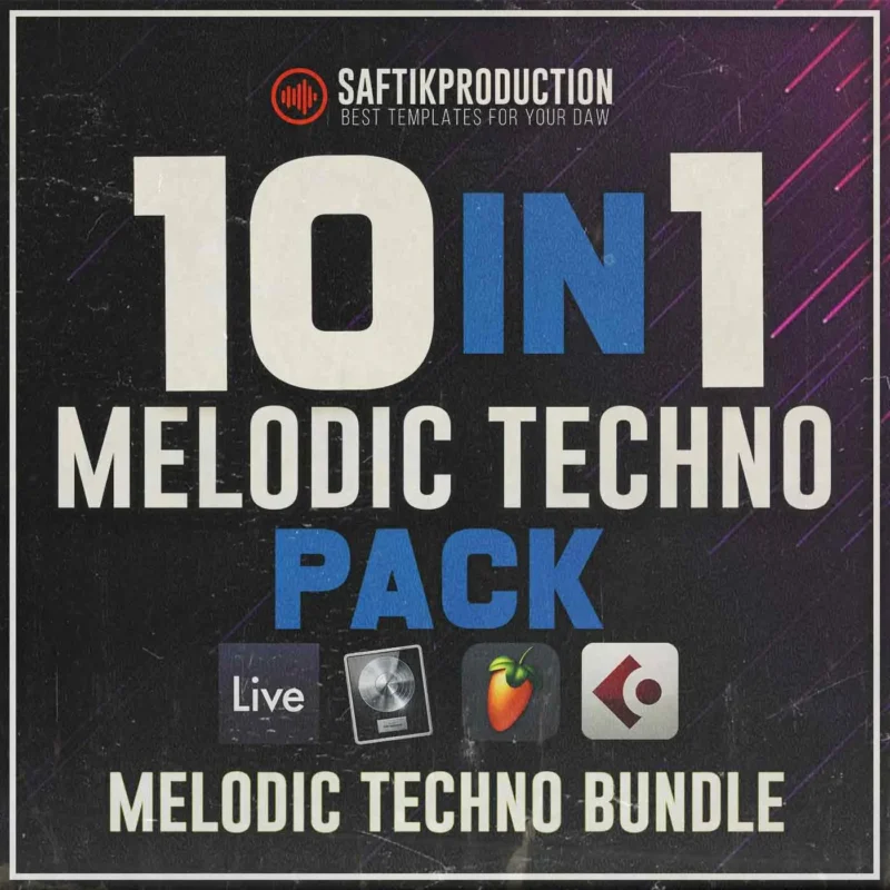 10 in 1 Melodic Techno Templates Bundle